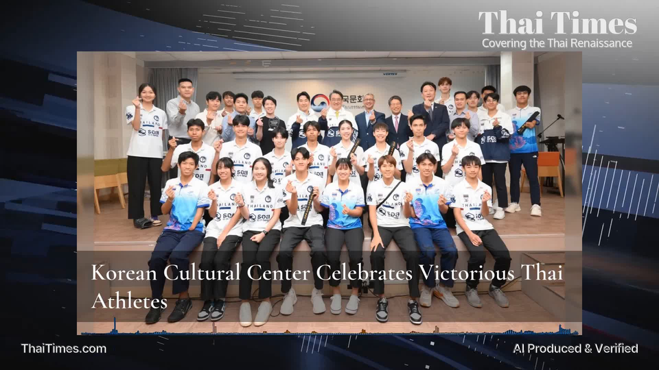 Korean Cultural Center Celebrates Victorious Thai Athletes - Thai Times